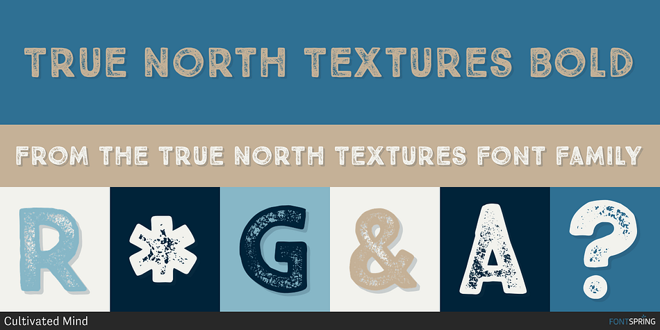 True North Textures Basic Font