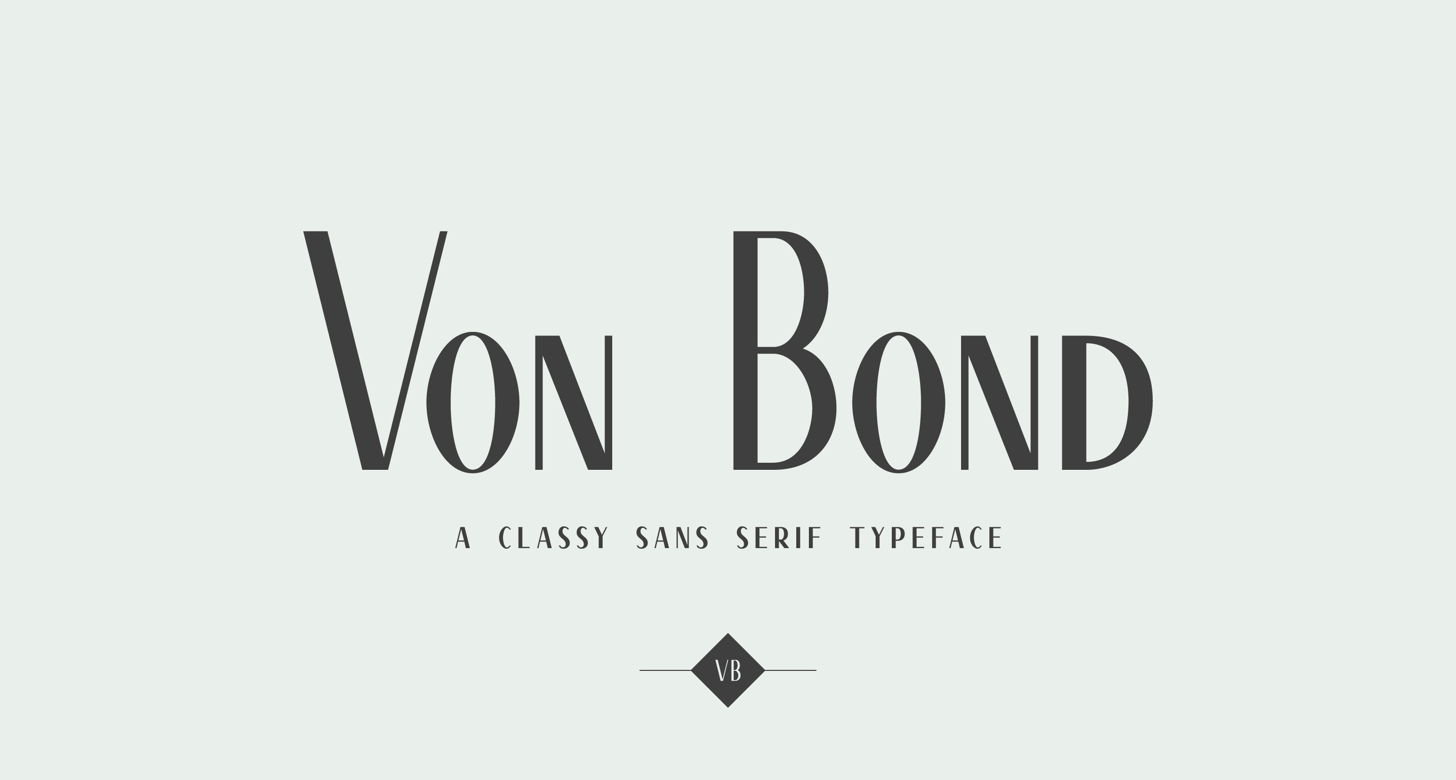 Von Bond Font