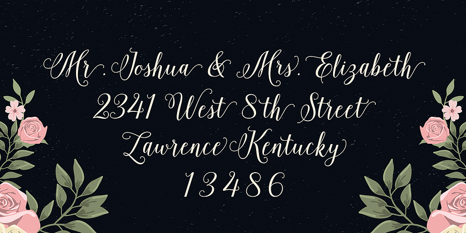Isabella Script Font