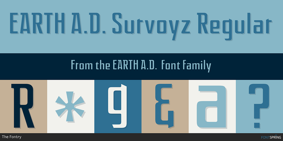 EARTH A.D. Font