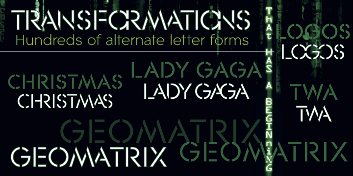 Geomatrix Font
