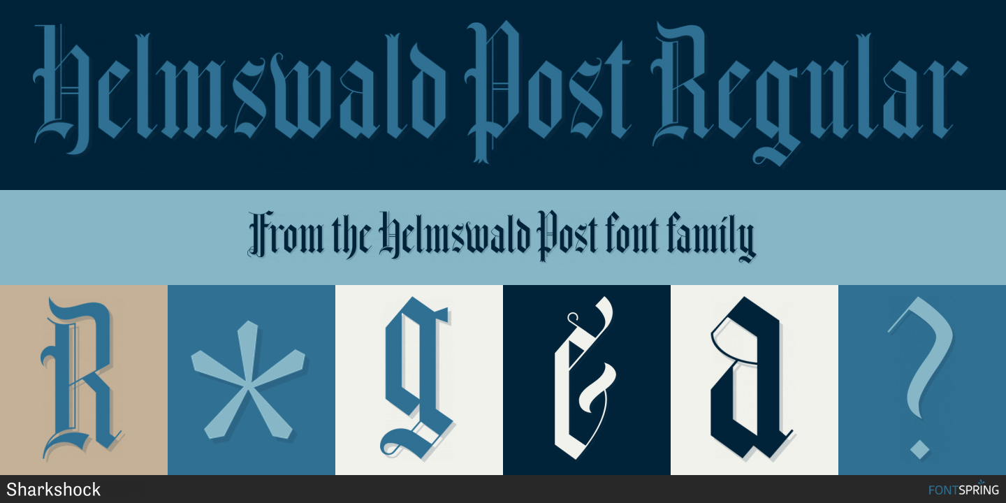 Fonts similar to Helmswald Post