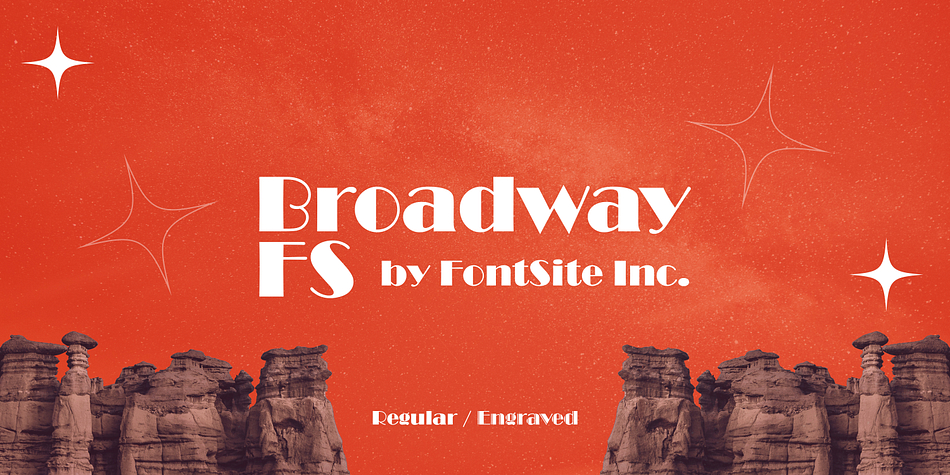 Broadway FS Font