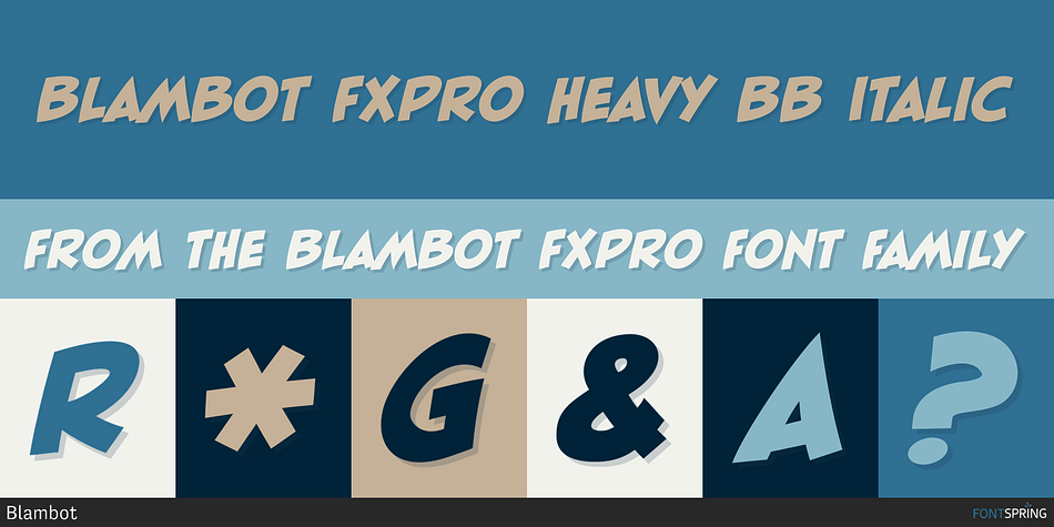 Blambot FXPro Font