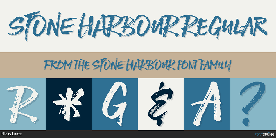 STONE HARBOUR Regular Font