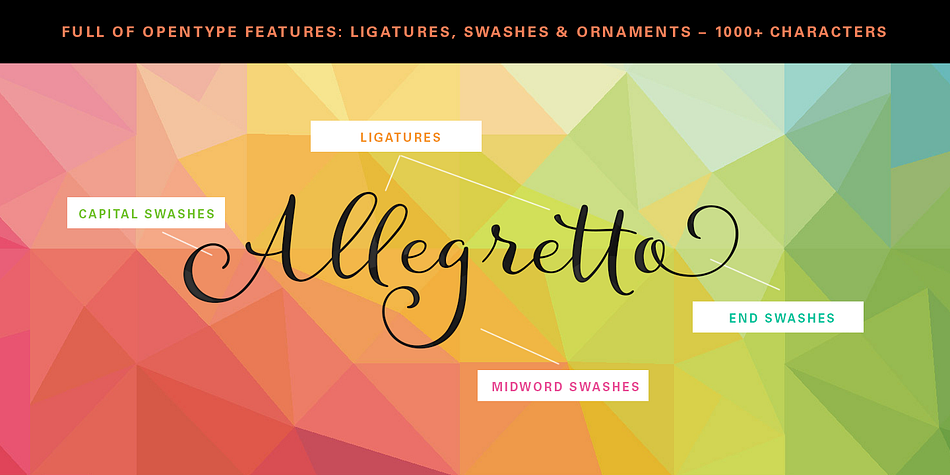 Allegretto Script Font