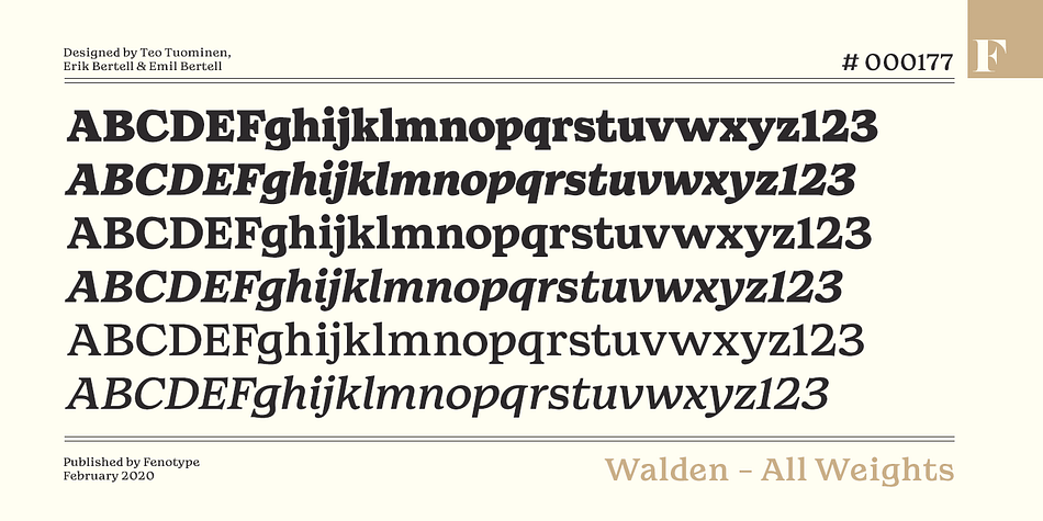 Walden Font
