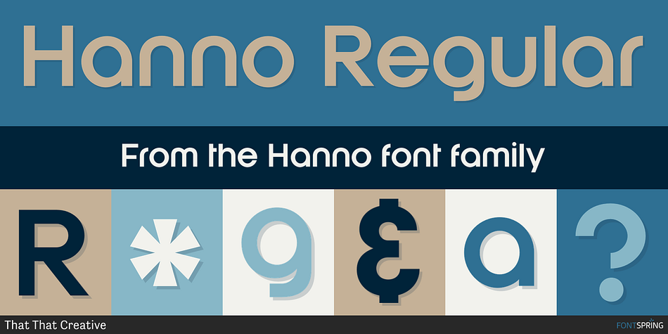 Hanno Regular Font