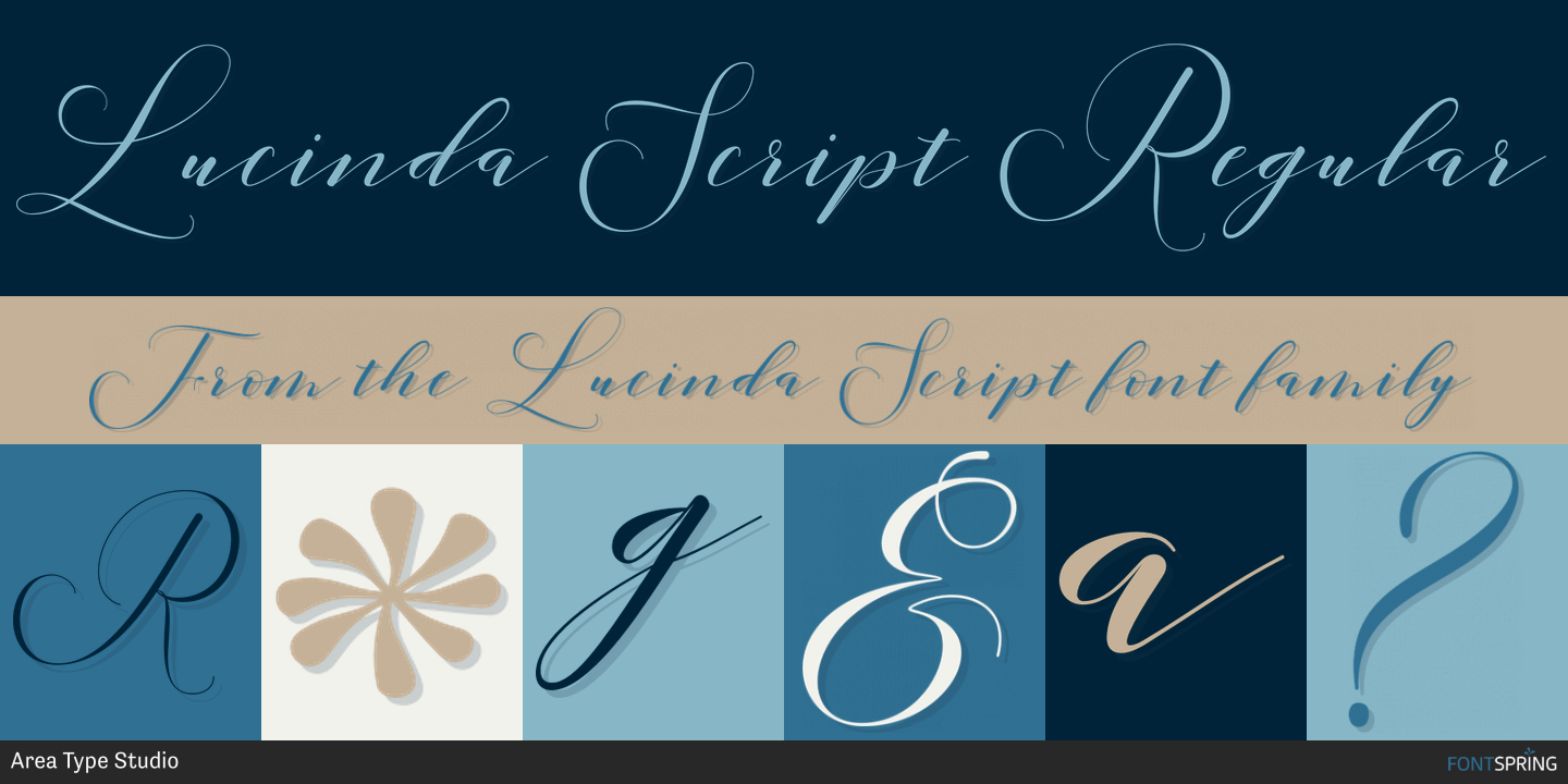 Fonts similar to Lucinda Script