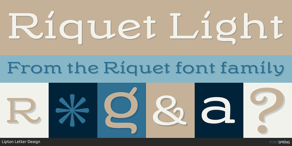 Riquet Light Font