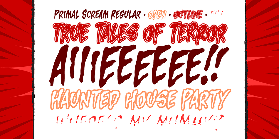Primal Scream Font