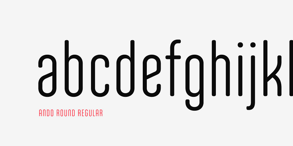 Ando Round Font