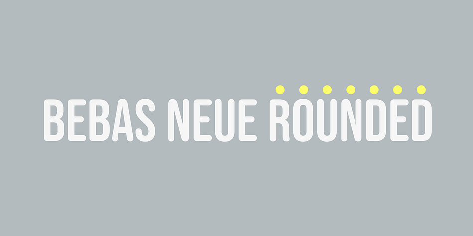 Bebas Neue Rounded Font