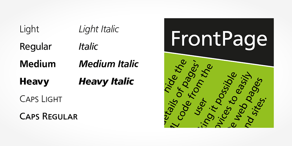 Frontpage Pro Font