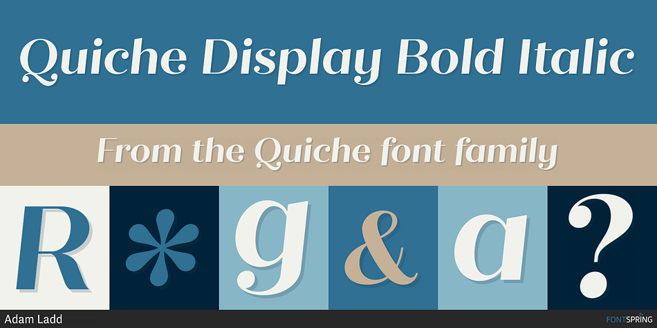 Quiche Display Font