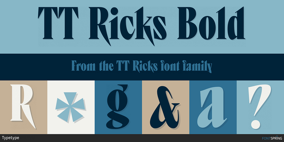 TT Ricks Non-Variable Package Font