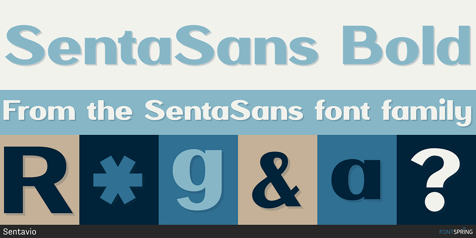 SentaSans Bold Font