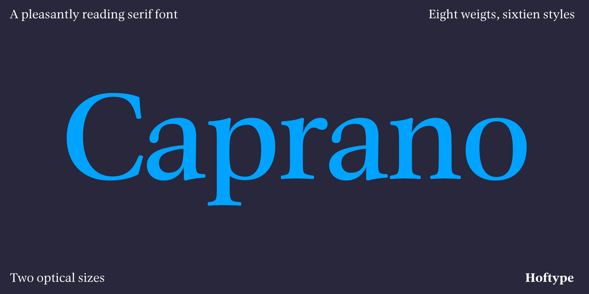 Caprano Font