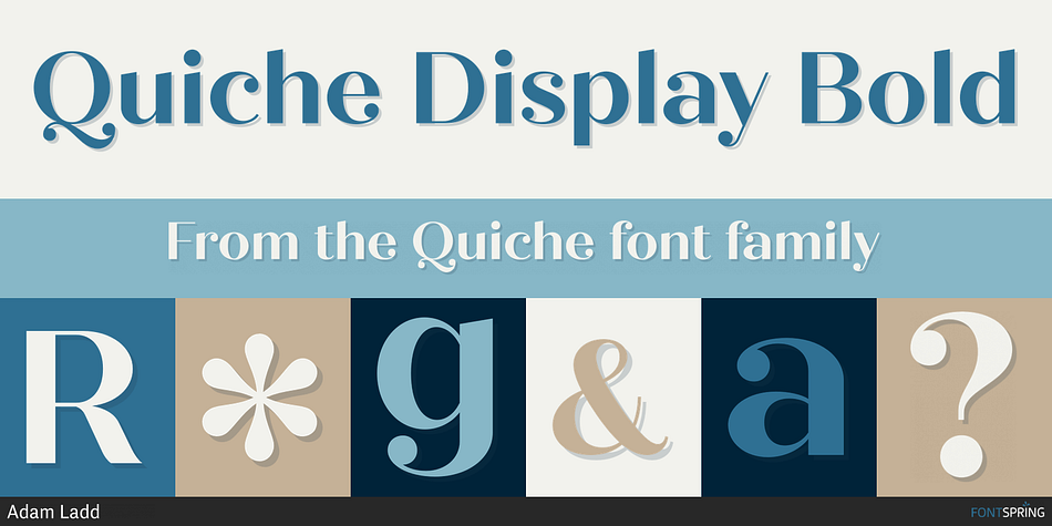 Quiche Display Font