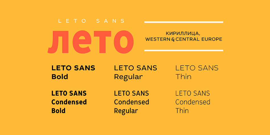 Leto Sans Font