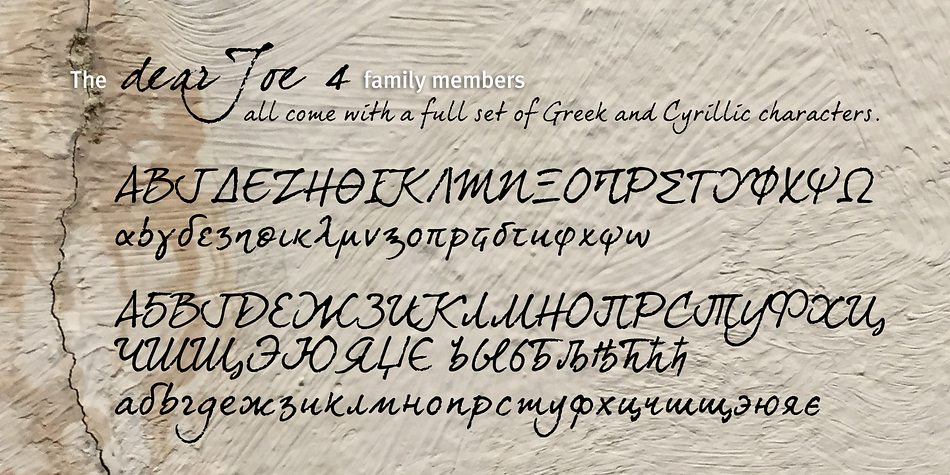 dearJoe 4 Font | Fontspring
