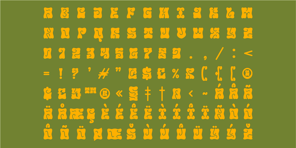 TF Wander Cloud Font