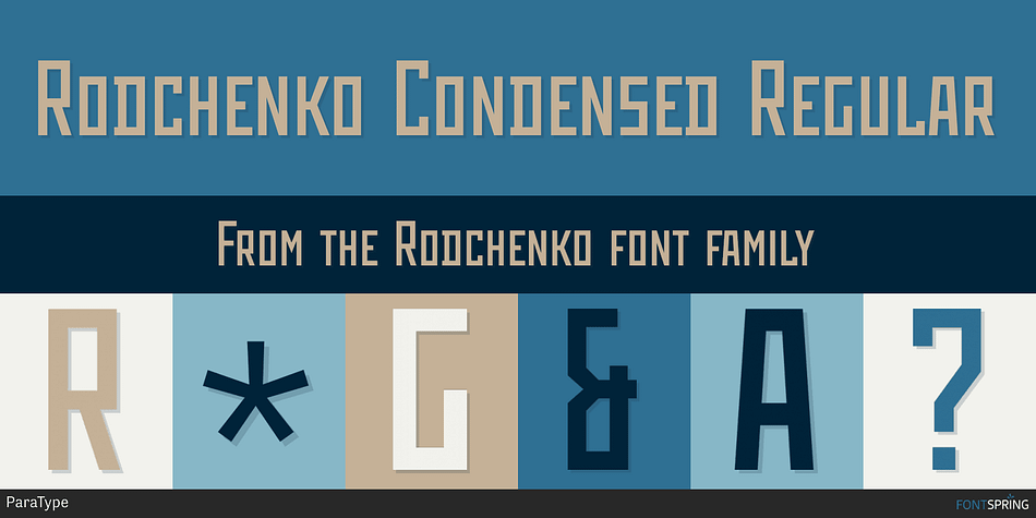 Rodchenko Font