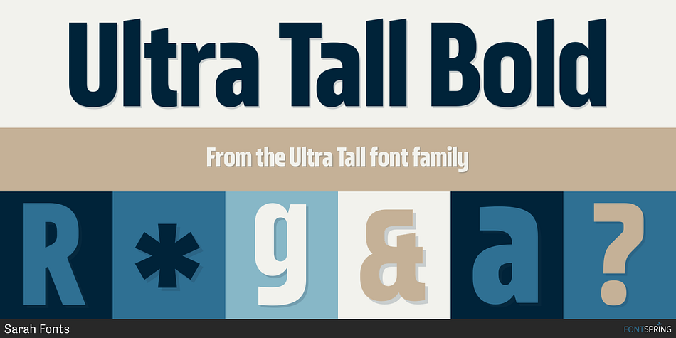 Ultra Tall Bold Font