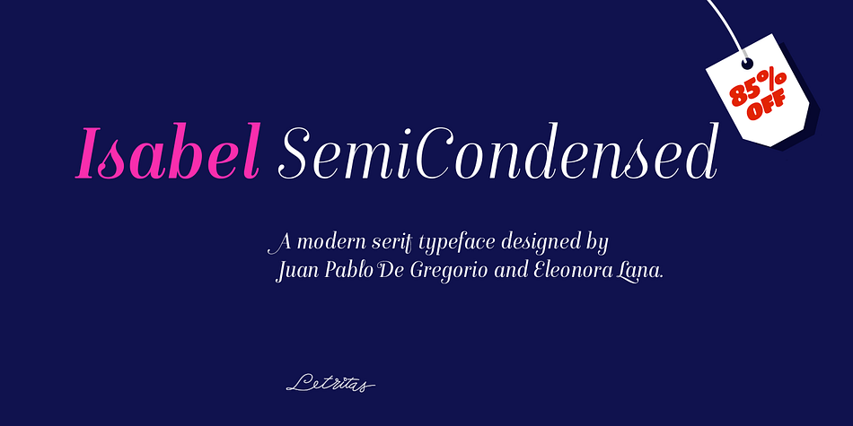 Isabel Semi Condensed Font