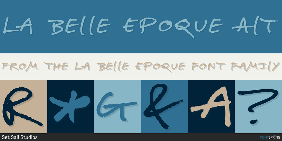 La Belle Epoque Alt Font
