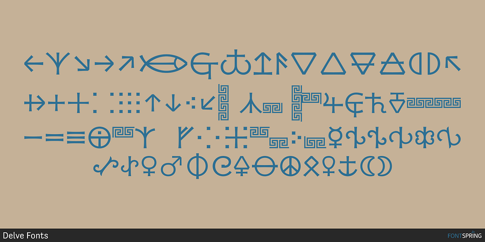 Loniki Symbols Font