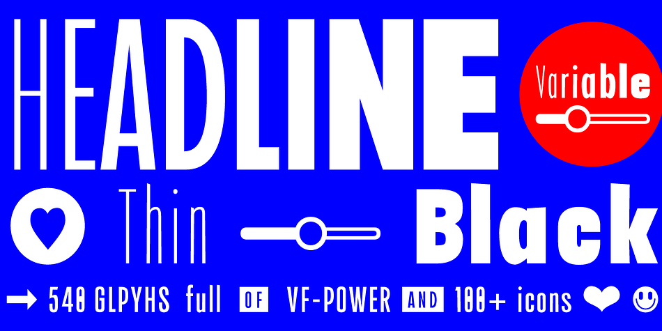 Headline Poster Variable Font