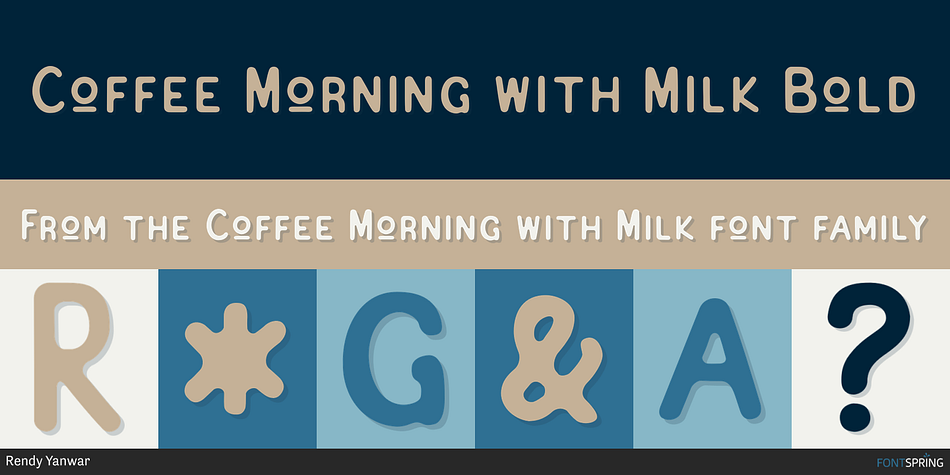 Coffee Morning with Milk Bold Font