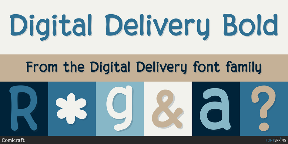 Digital Delivery Bold Font