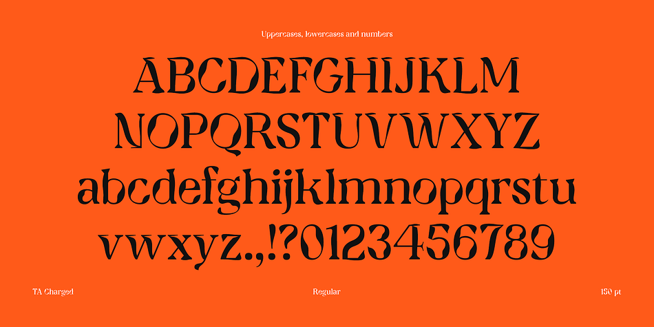 TA Charged Font