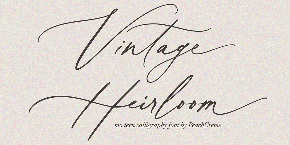 Vintage Heirloom Font