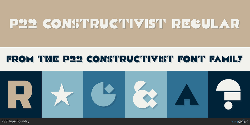 P22 Constructivist Font