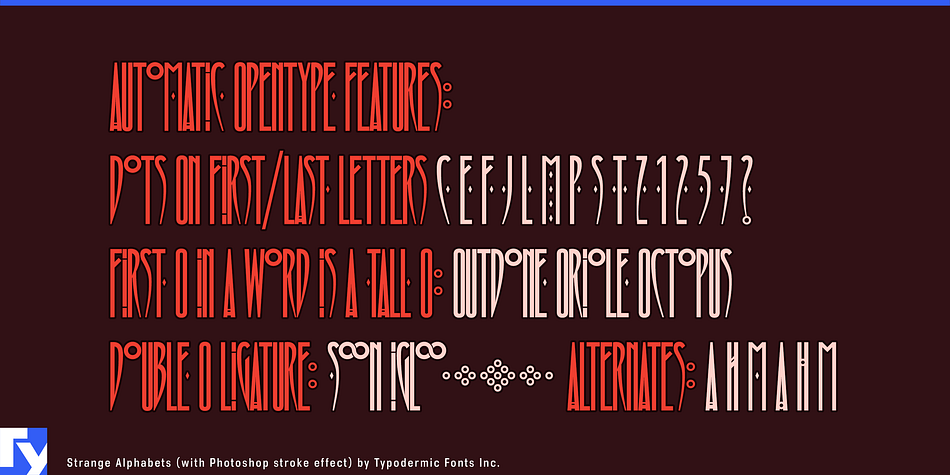 Strange Alphabets Font