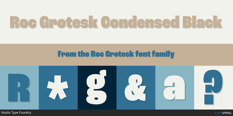 Roc Grotesk Condensed Font