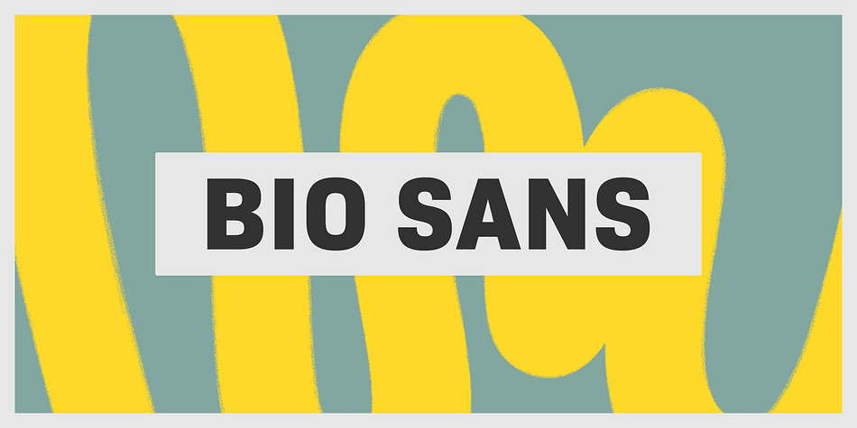 Bio Sans Font