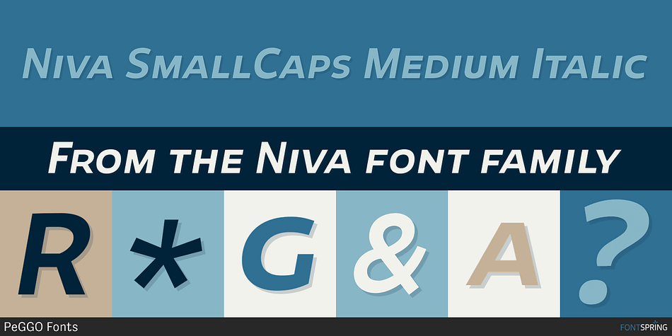 Niva SmallCaps Font