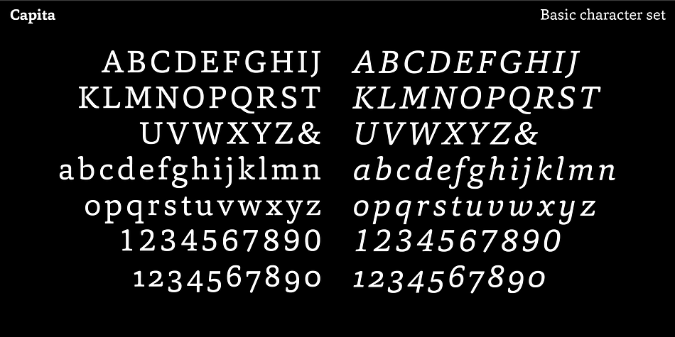 Capita Font