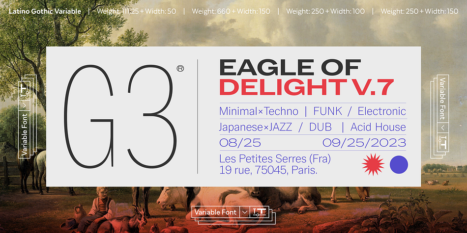 Latino Gothic Variable Font