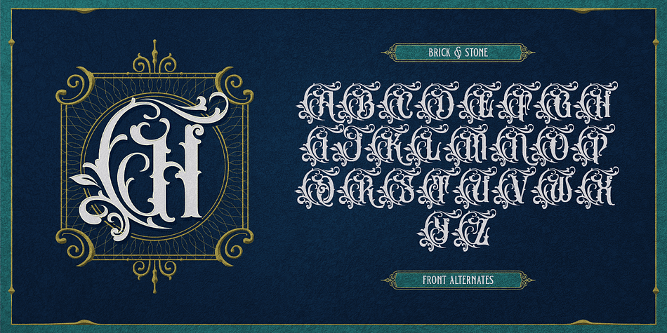 Brick and Stone Font