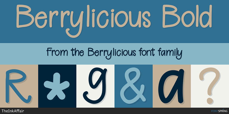 Berrylicious Bold Font