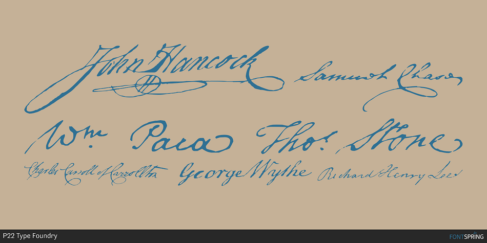 P22 Declaration Font