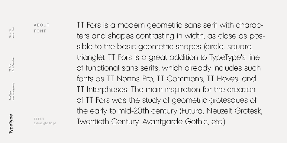 TT Fors Font