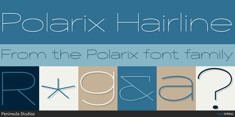 Polarix Hairline Font