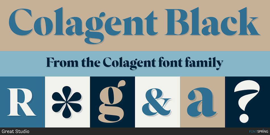 Colagent Black Font