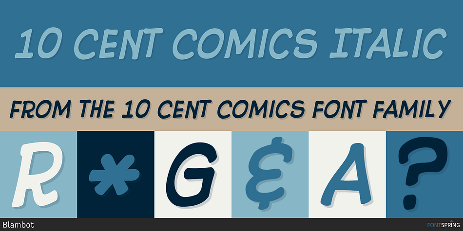10 Cent Comics Font